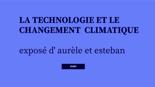 Exposé techno | Genially