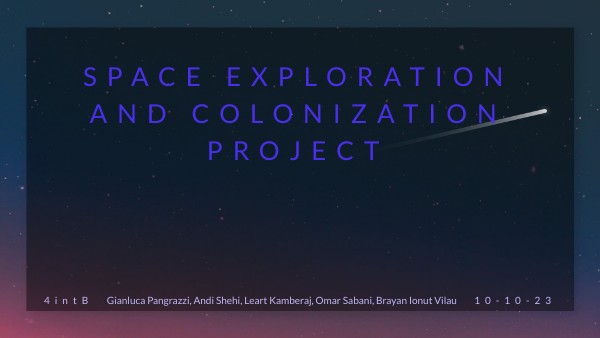 Space Colonization