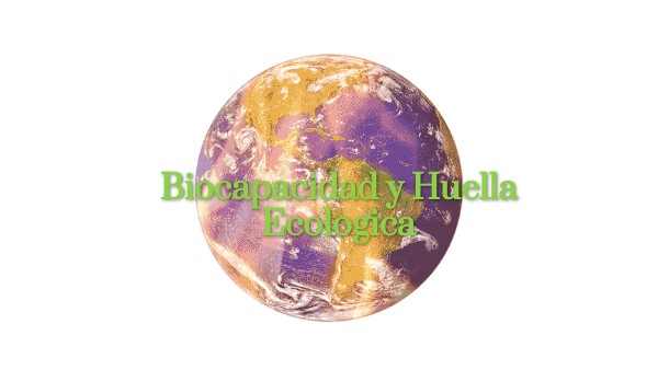 biocapacidad y huella ecológica