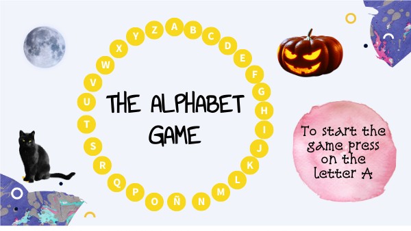 THE HALLOWEEN ALPHABET GAME | Genially