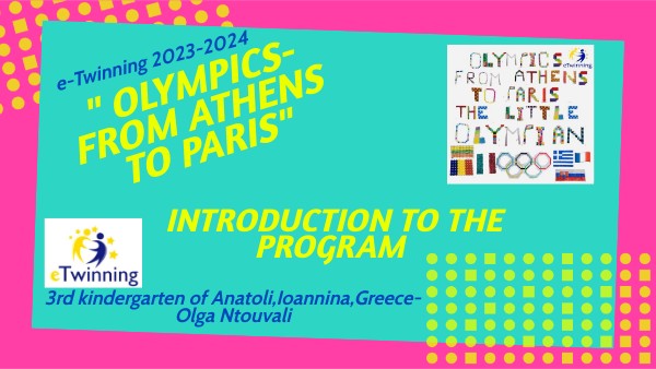 'Olympics:from Athens to Paris..."Introduction to the program | Genially
