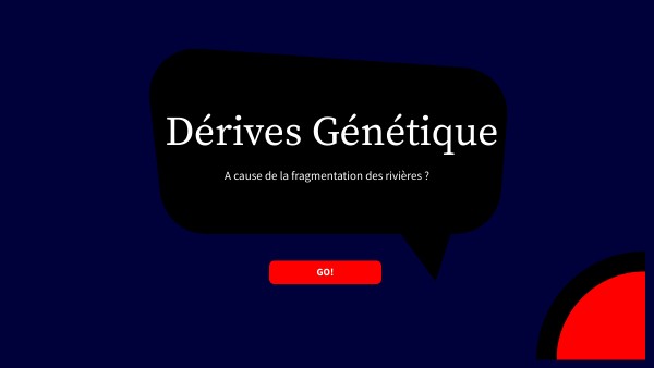 SVT Dérive génétique | Genially