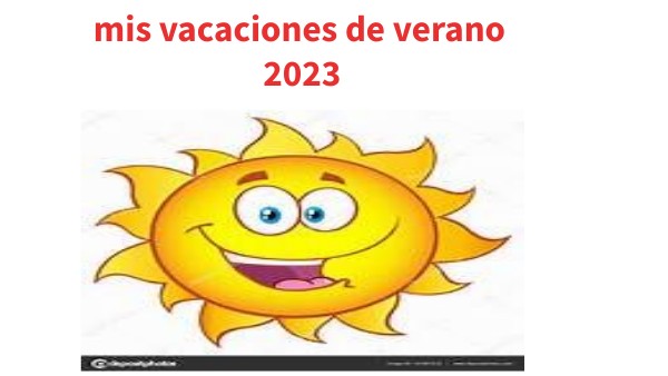 mis vacaciones