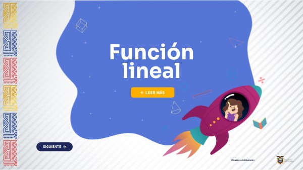 4.1 FUNCIÓN LINEAL | Genially