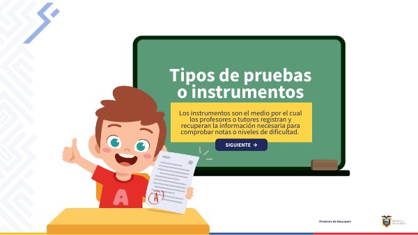 3.9. Tipos de pruebas o instrumentos. | Genially