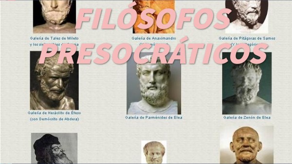 Los presocraticos y Anaxagoras