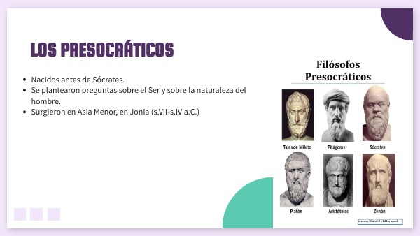 LOS PRESOCRÁTICOS NOA | Genially
