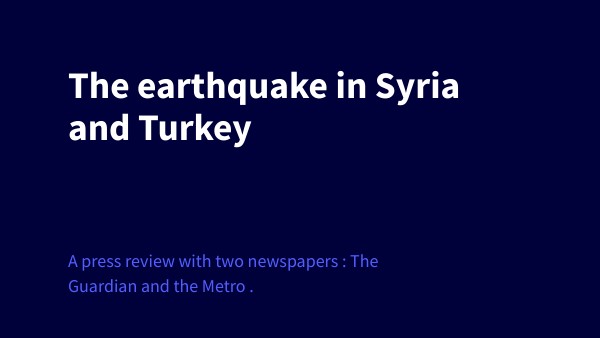 Copie - BASIC DARK PRESENTATION