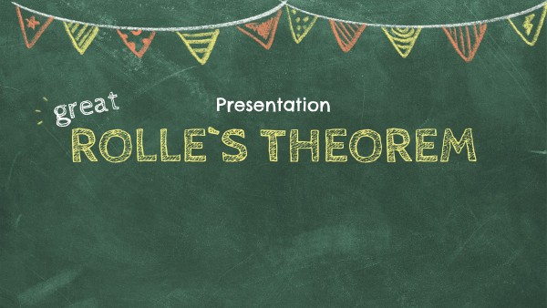 Rolles theorem