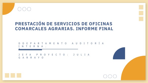INFORME FINAL PROYECTO | Genially