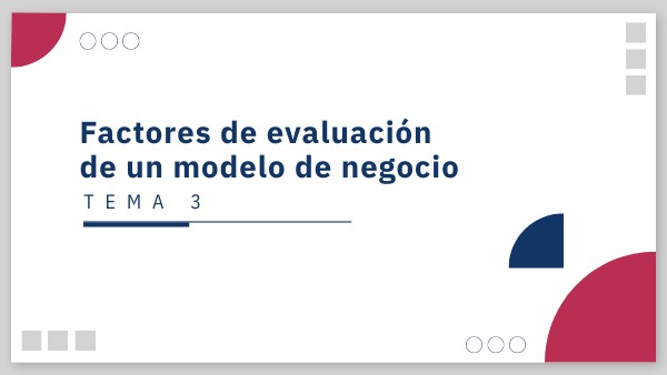 Tema 3 - Modelo de Negocios | Genially