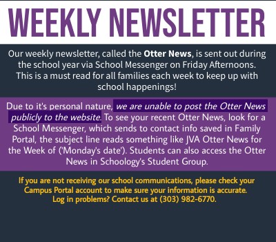 Weekly Newsletter