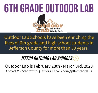 6th Grade Outdoor Lab