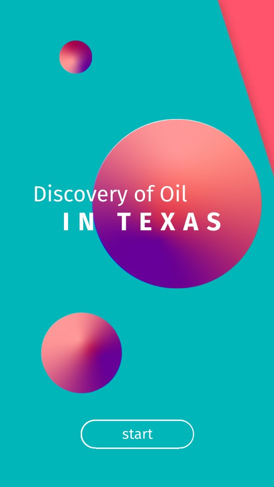 Discovery of Oil in Texas