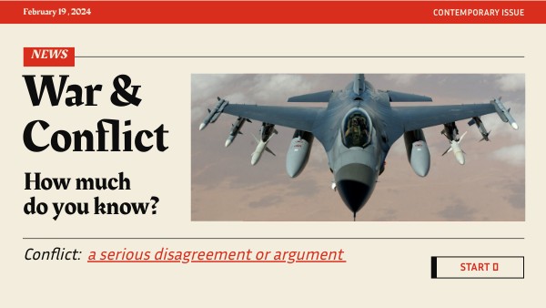 P4 2024 Term 1 CI- War & Conflict | Genially