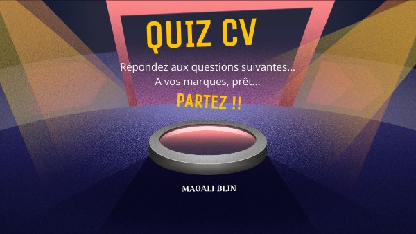QUIZ CV | Genially