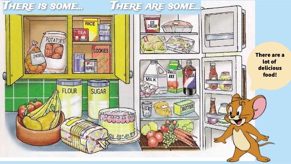 There is are some food