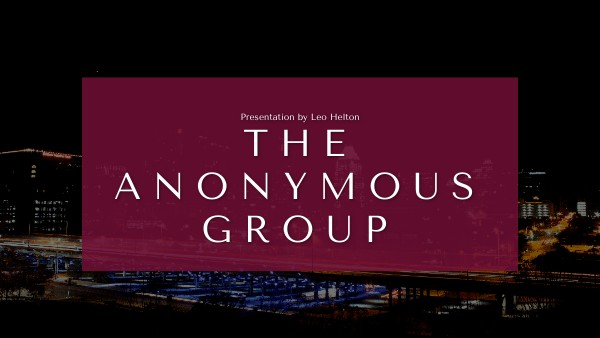 Anonymous hacktivist