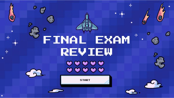 Final Exam Review 9B SPACESHIP QUIZ | Genially