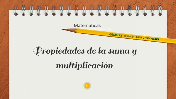 4º Tema 1-2 Propiedades de la suma y multiplicación.