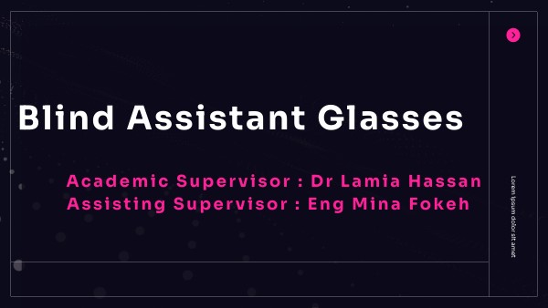 Blind Assistant Glasses