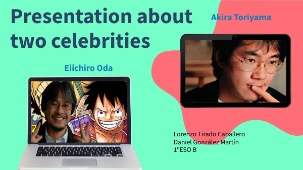 Presentation about two celebrity | Genially