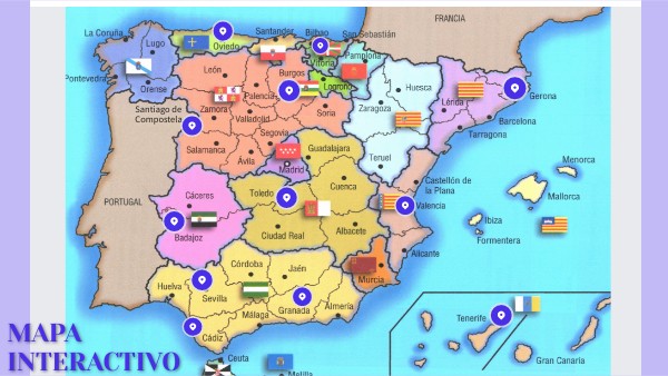 Mapa Interactivo España | Genially