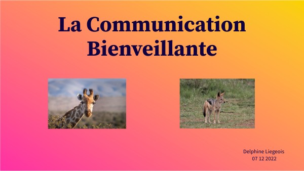 Communication Bienveillante | Genially