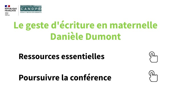Le geste d'écriture -maternelle | Genially