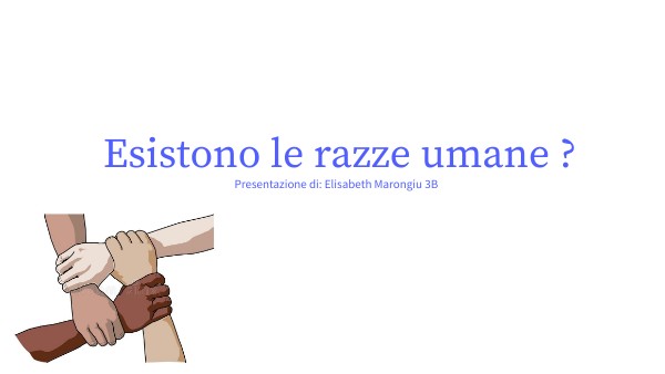 presentazione di scienze le razze umane