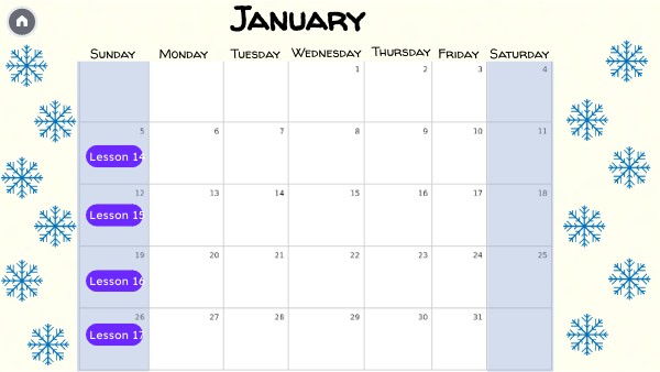 January Lessons