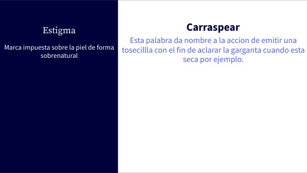 Palabra favorita y menos favorita