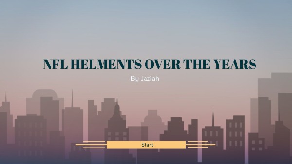 Nfl helments over the year