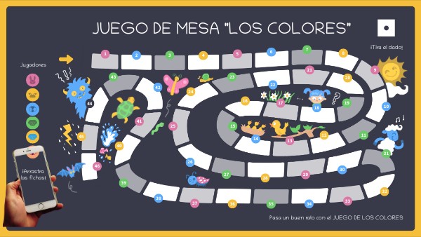 JUEGO DE MESA PARA NIÑOS "LOS COLORES" | Genially