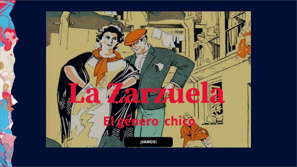 LA ZARZUELA, EL GÉNERO CHICO. CARMEN 2E