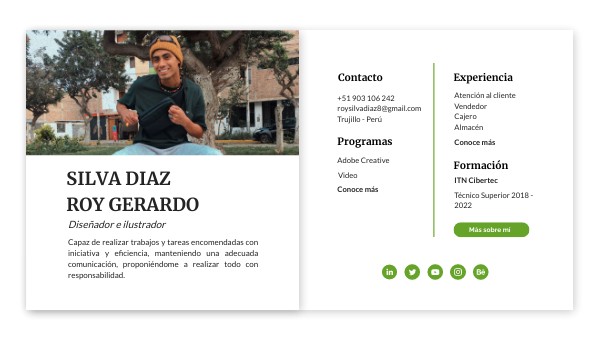 CV Interactivo SDR | Genially