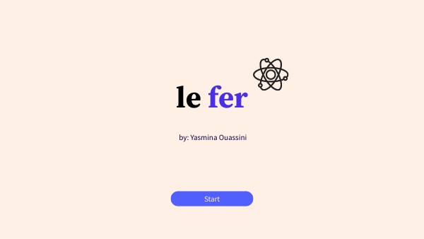 le fer PRESENTATION | Genially