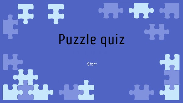 PUZZLE QUIZ