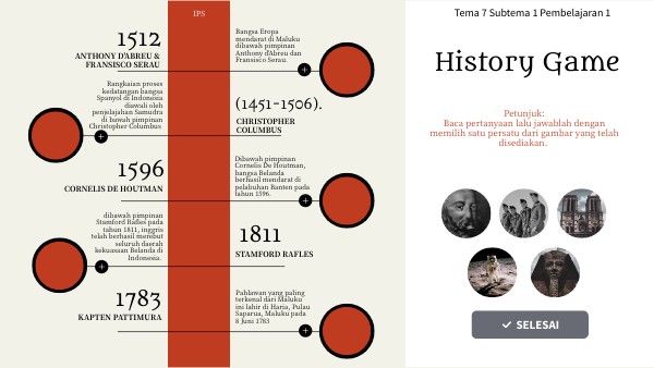 HISTORIC FACTS GAME | Genially
