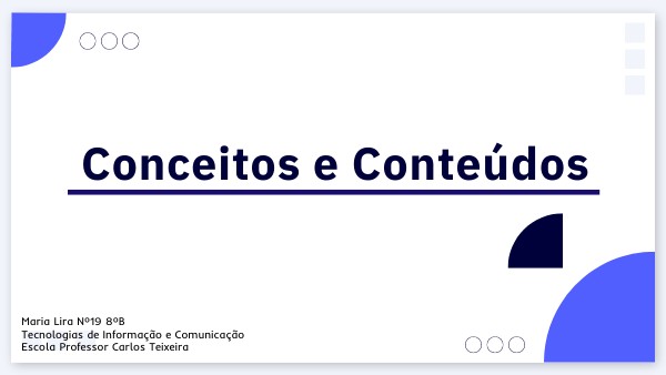 Conceitos e conteúdos | Genially