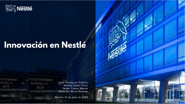 INNOVACIÓN EN NESTLÉ