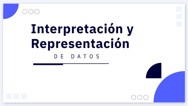 Interpretacion y representacion de datos | Genially