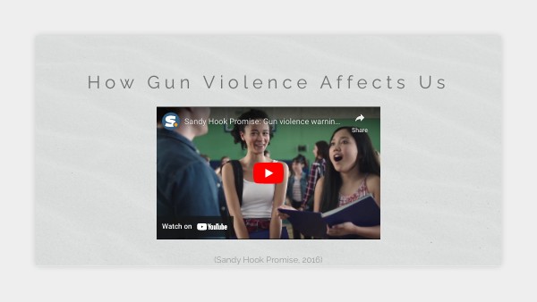 How Gun Violence Affects Us