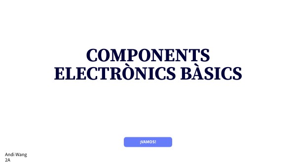 Components electrònics bàsics