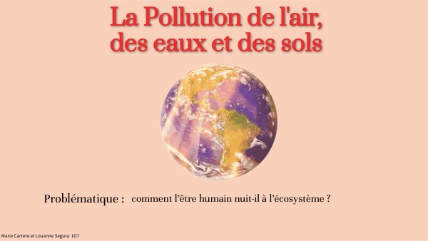 POLLUTION PRESENTATION | Genially