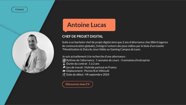CV - Antoine Lucas