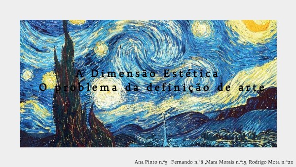 filosofia da arte | Genially