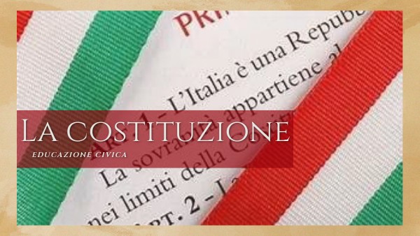 La costituzione