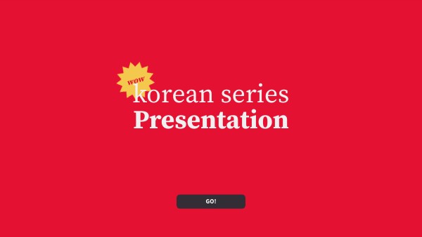 Korean seris présentation | Genially