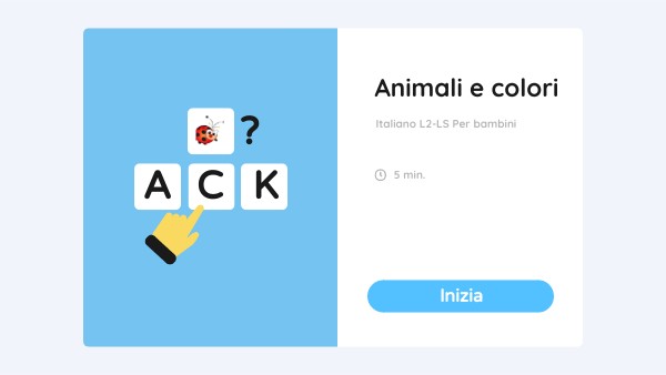 Animali e Colori - Italiano LS - L2 | Genially